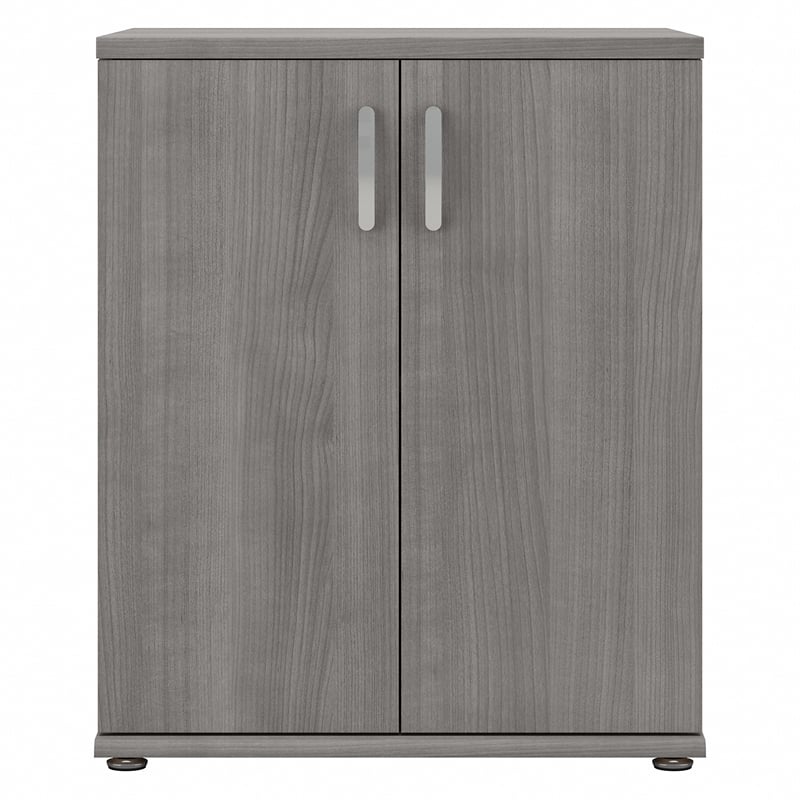 Universal Floor Storage Cabinet with Doors in Platinum Gray ...