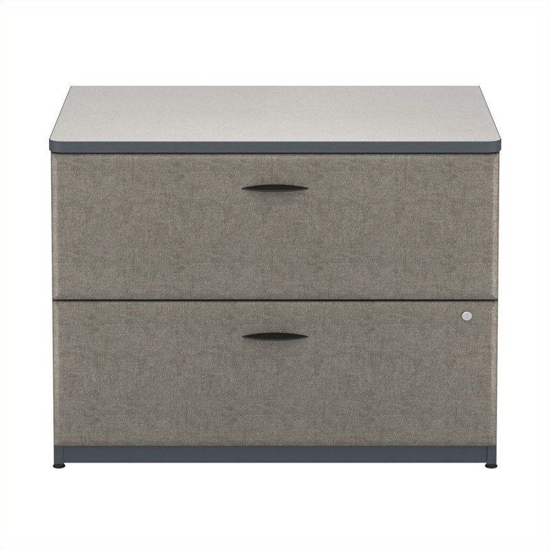 Bush Business Furniture Series A 36W 2Dwr Lateral File in Slate - WC84854P