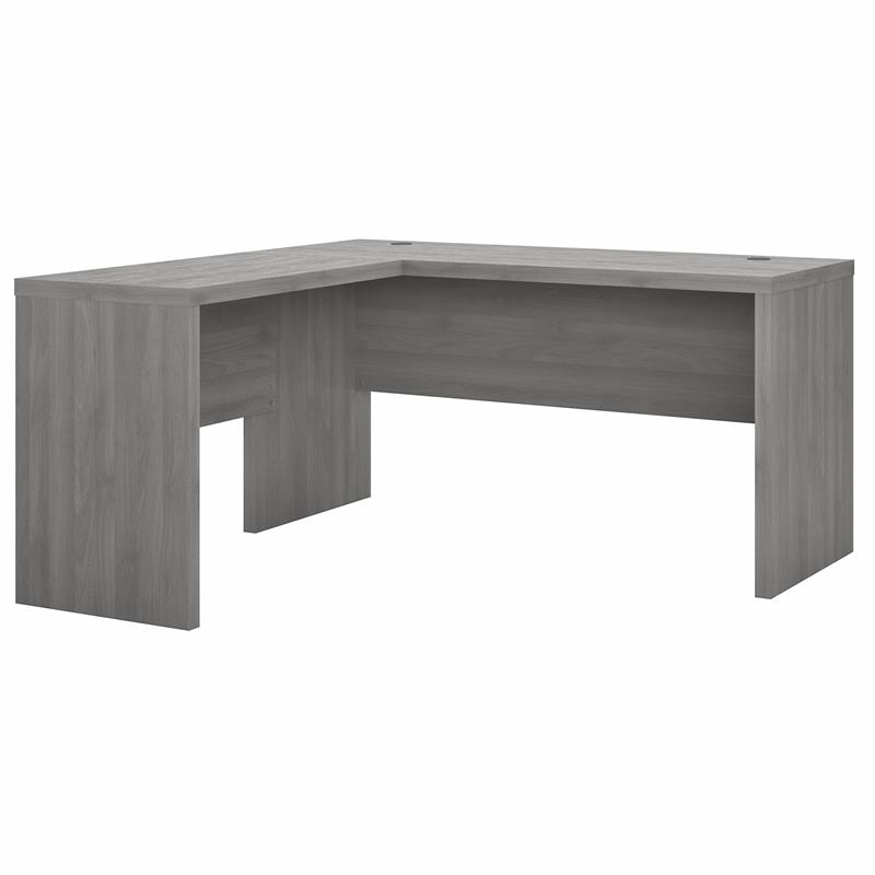 Echo L Shaped Desk in Modern Gray - Engineered Wood | Bush Furniture ...