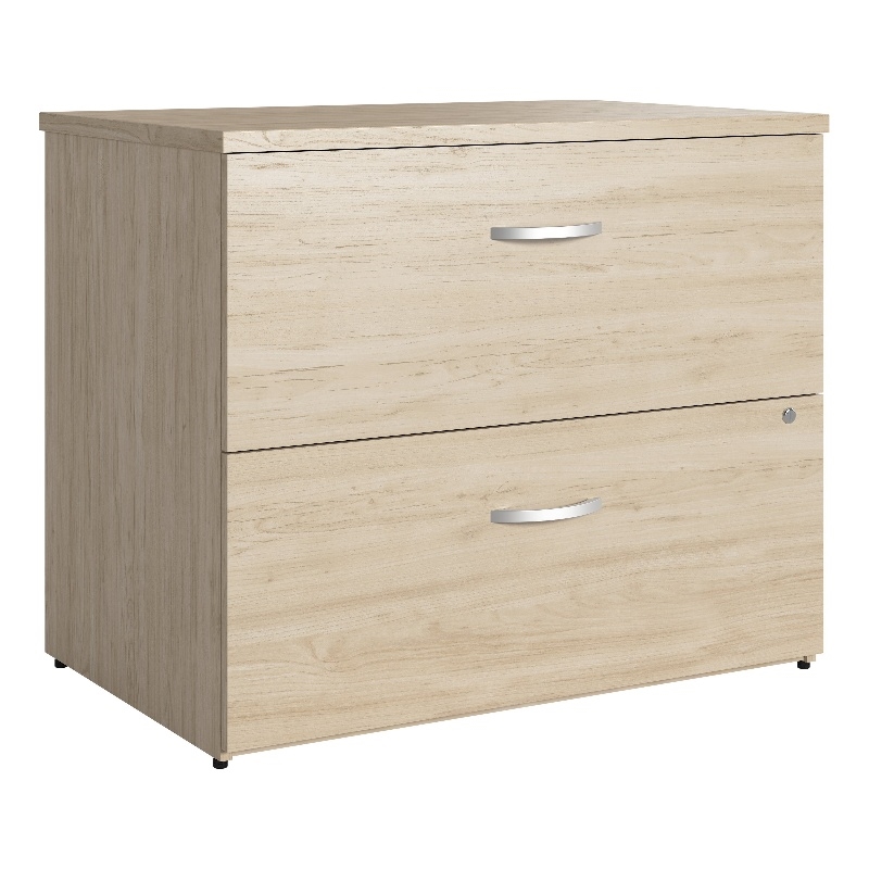 Studio C 2 Drawer Lateral File Cabinet in Natural Elm - Engineered Wood