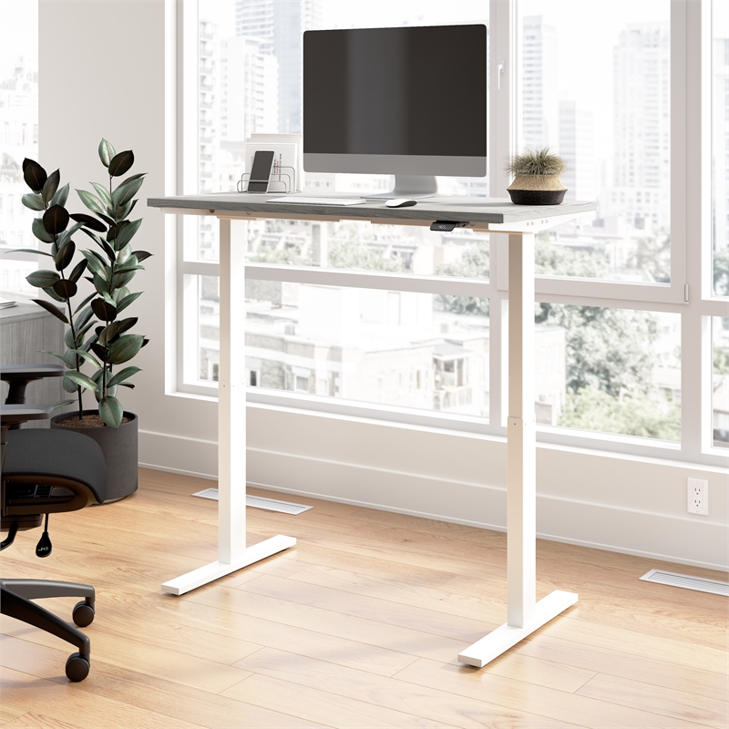Move 60 Series 48W Adjustable Standing Desk in Platinum Gray ...