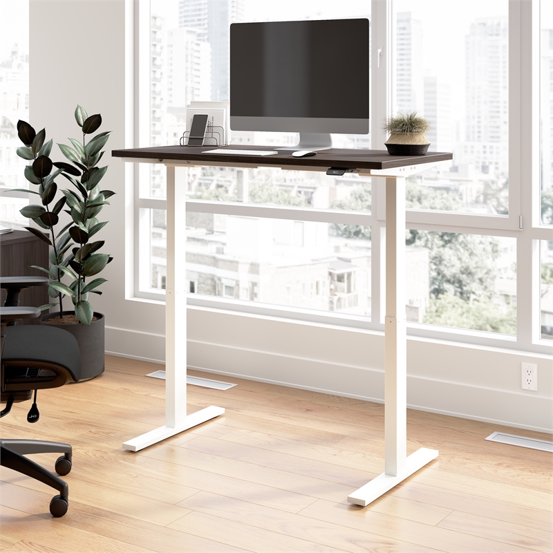 Move 60 Series 48W Adjustable Standing Desk in Storm Gray - Engineered Wood