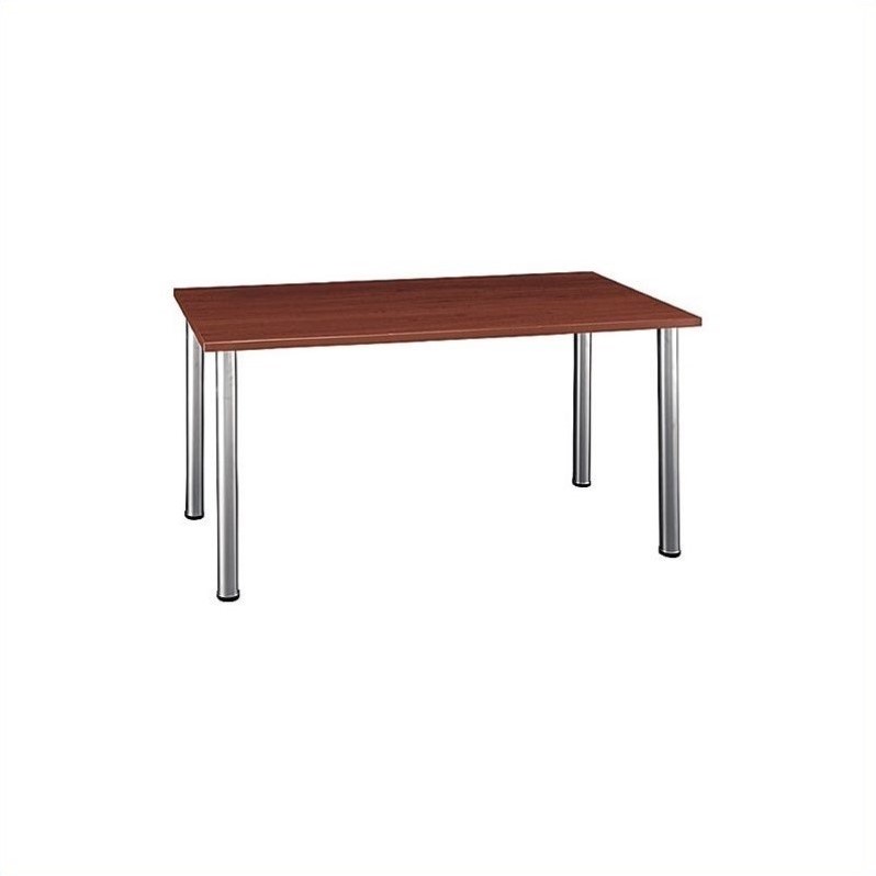 Bush Business Furniture Aspen Tables 57W x 28.5D Large Rectangle Table ...