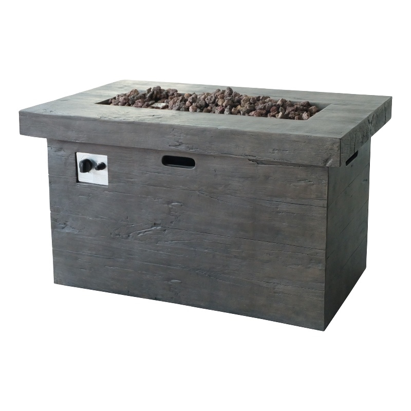 Noble House Custer Outdoor 500 BTU Lightweight Concrete Fire Pit in ...