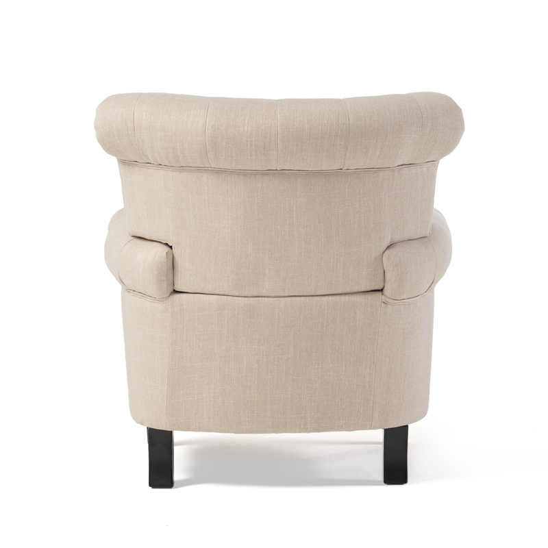 Noble house tufted club chair store