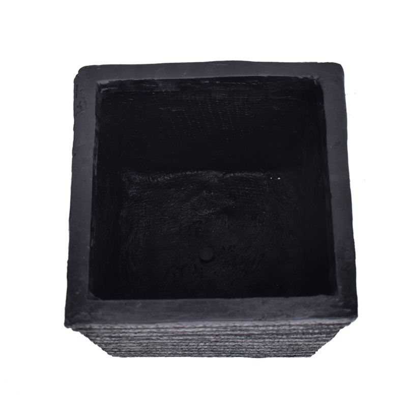 Noble House Kaden Outdoor Square Concrete Stone Garden Urn Planter in ...