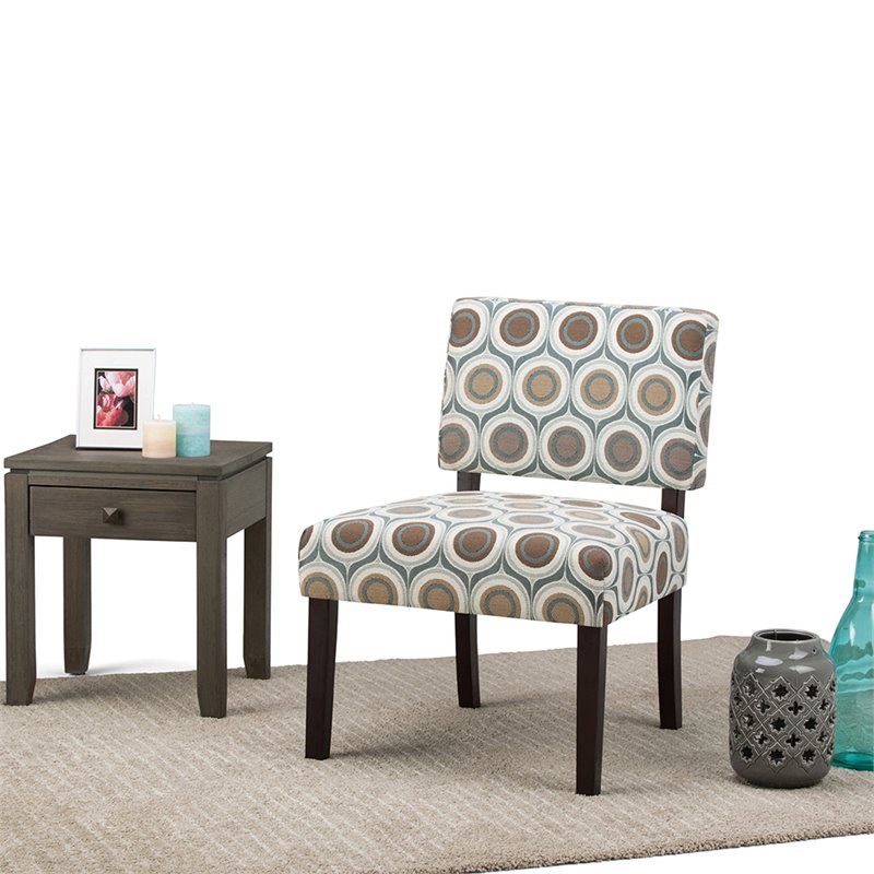 Circle Accent Chair in Brown - AXCCHR-005-1