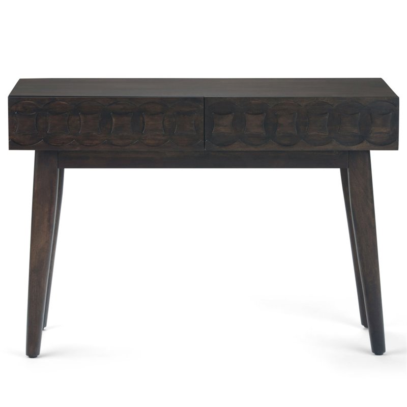 Simpli Home Wainwright Solid Mango Wood 43 inch Wide Mid Century Modern ...