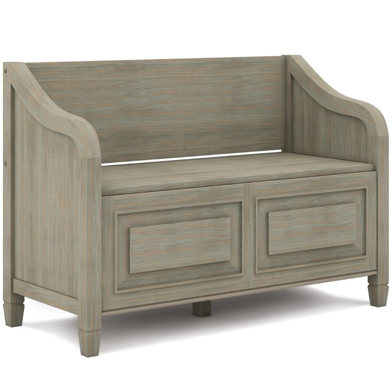 Simpli Home Connaught Solid Wood 42 " Traditional Entryway Storage ...