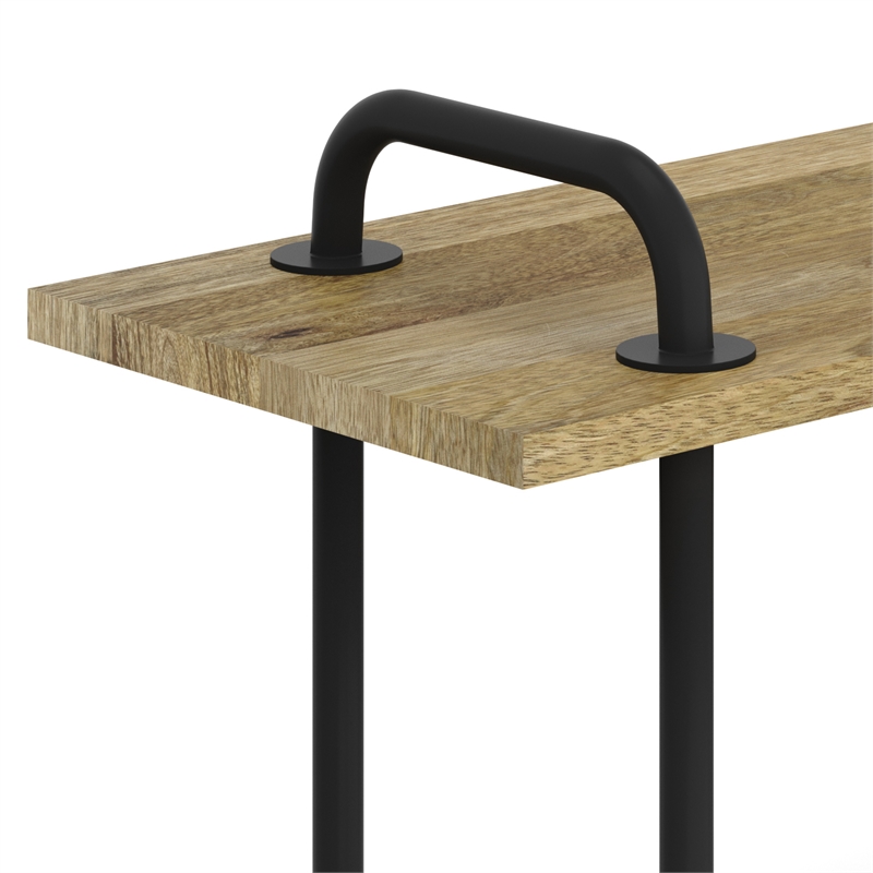 Berkeley SOLID MANGO WOOD 42 inch Wide Industrial Entryway Bench in ...