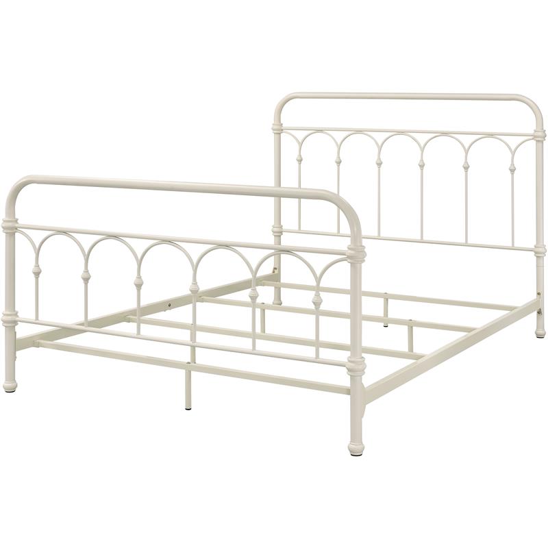 ACME Citron Metal Queen Bed with Spindle Headboard and Footboard in ...