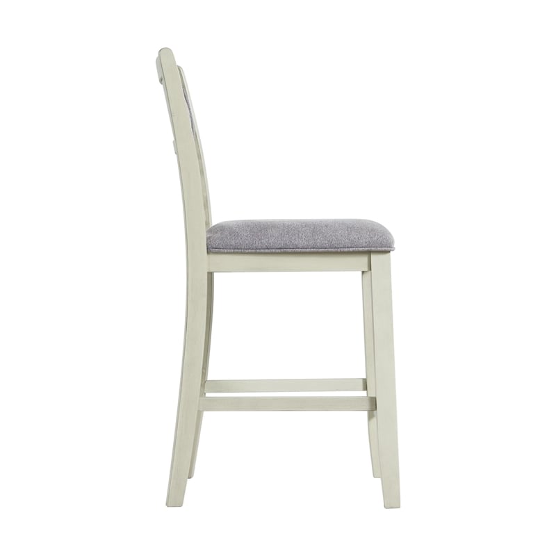 Taylor Counter Height 5PC Dining Set-Table and Four Side Chairs in Bisque