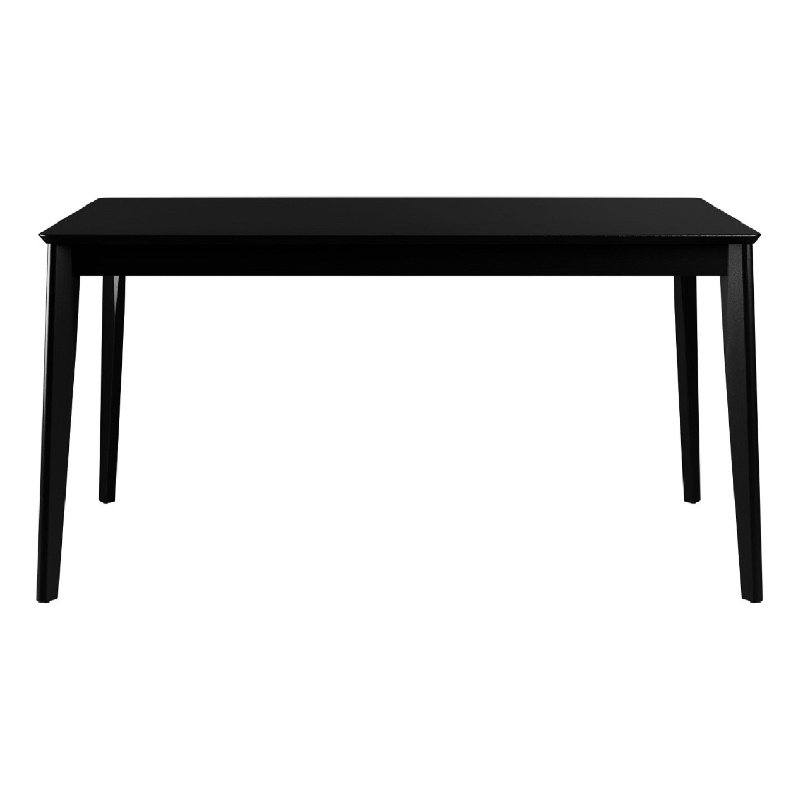 Tudor Contemporary Modern Wood Rectangular Dining Table Black ...