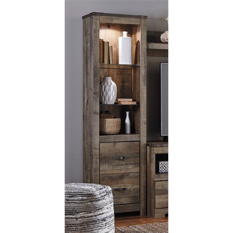 Ashley Furniture Trinell Tall Pier in Brown - W446-24