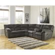 Signature Design by Ashley Tambo Reclining Sectional in Pewter - 27801 ...