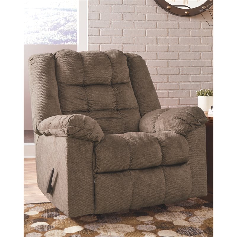 Signature Design by Ashley Drakestone Rocker Recliner in Autumn | Cymax ...