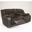 Signature Design by Ashley Furniture Tafton Microfiber Double Reclining ...