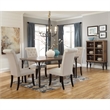 Ashley Furniture Tripton Fabric Upholstered Dining Chair in Linen (Set ...