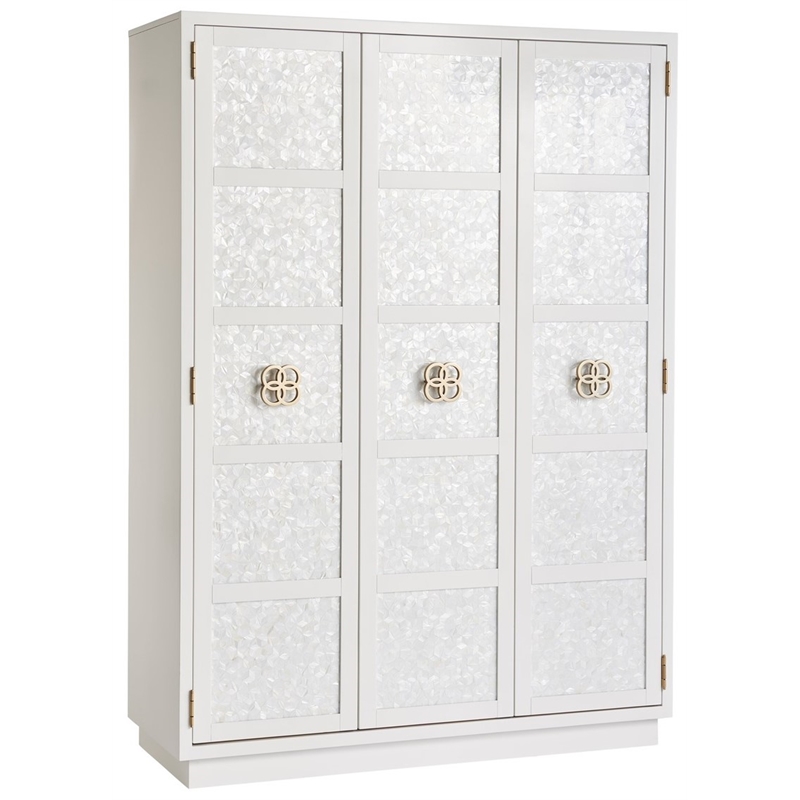 Miranda Kerr by Universal Furniture Peony Wood Wardrobe in White ...