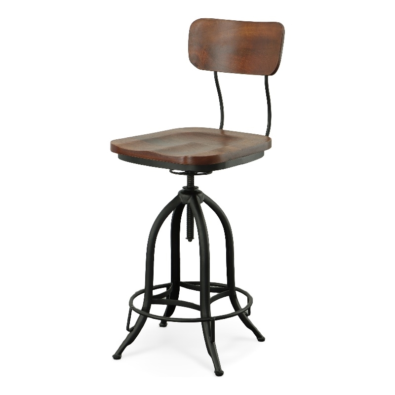 Carolina Classics Maris Adjustable Bar Stool
