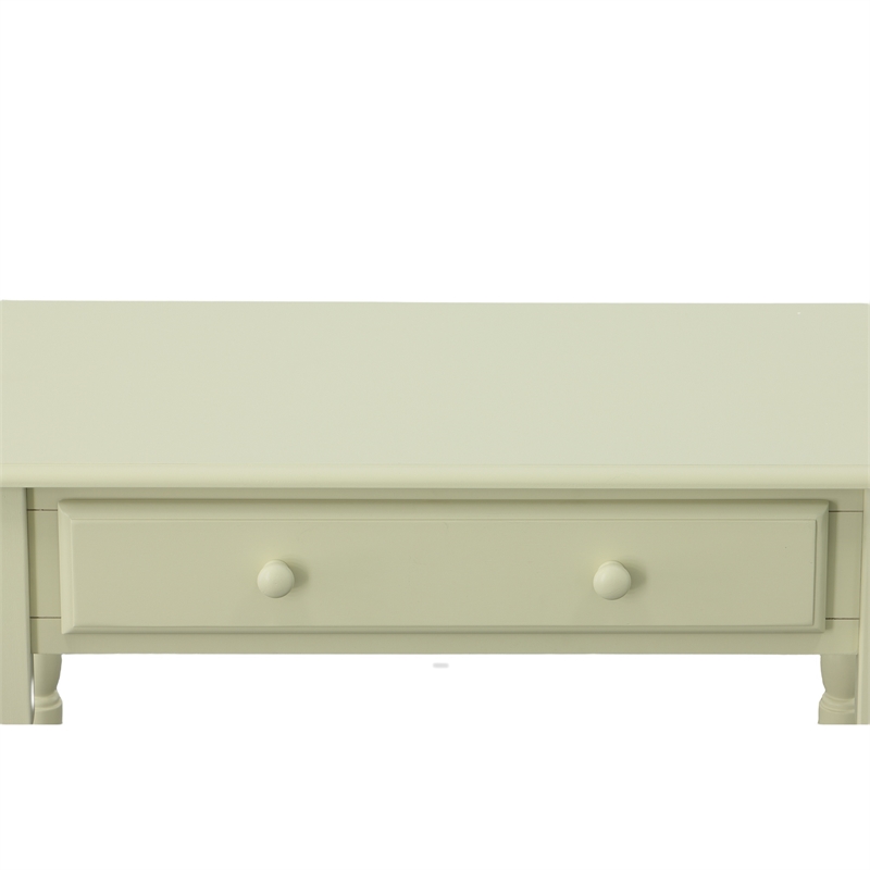 Carolina Classics Finley Writing Desk in Antique Ivory | Cymax Business
