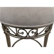 Victorian Vanity Stool - Silver | Cymax Business