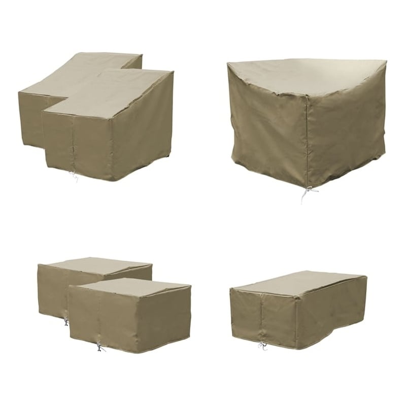 TK Classics MIAMI-06c Protective Cover Set in Beige | Homesquare
