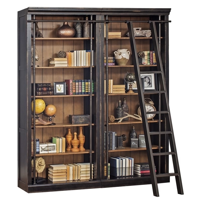 Martin Furniture Toulouse Metal Ladder in Black | Homesquare