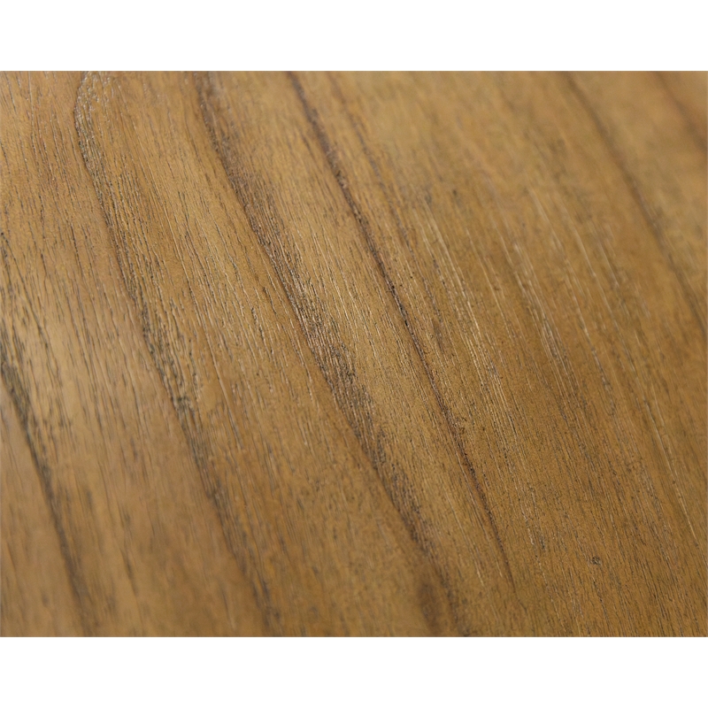 Coastal Arch shaped Bar Cabinet Dining Cabinet Fully Assembled Brown Wood