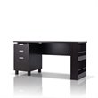 Furniture of America Nickolas Modern Wood 3-Drawer Office Desk in ...