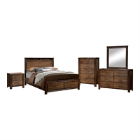 Furniture of america nangetti rustic bedroom set store