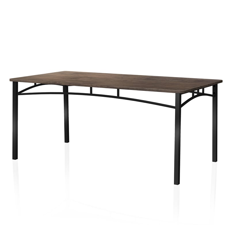 Furniture of America Erma Transitional 7-Piece Wood Dining Set in ...