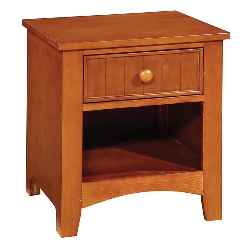 Oak Nightstand, Solid Oak Nightstands, Honey Oak Night Stand | Cymax.com