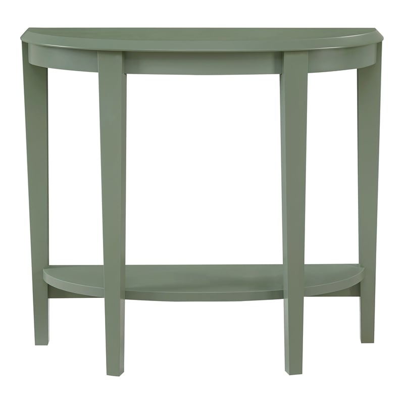 Furniture of America Eski Wood Console Table with Bottom Shelf in Sage ...