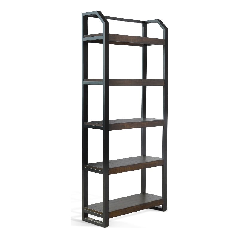 Sunny Designs Homestead Metal Frame Bookcase | Homesquare