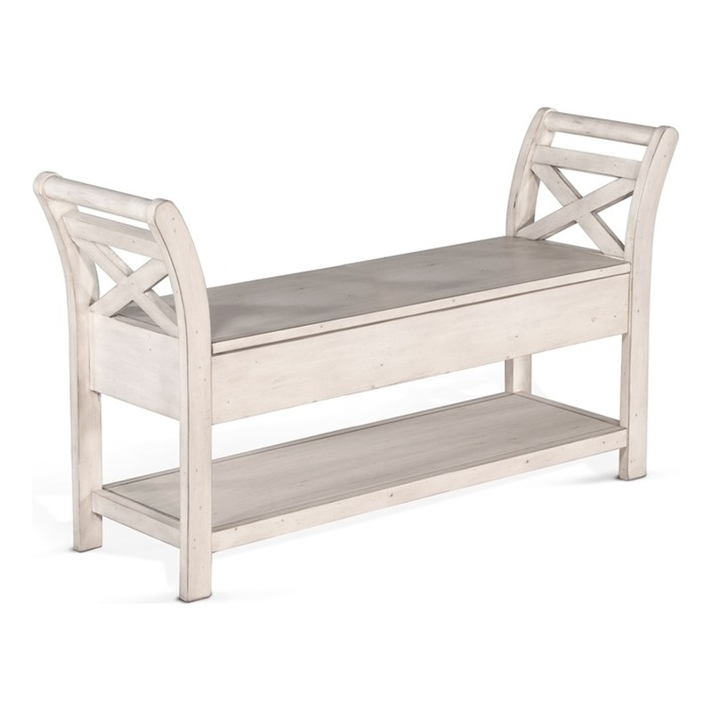 Sunny Designs 48" Accent Bench with Storage | Cymax Business
