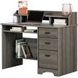 South Shore Versa Computer Desk with Hutch in Gray Maple - 12108