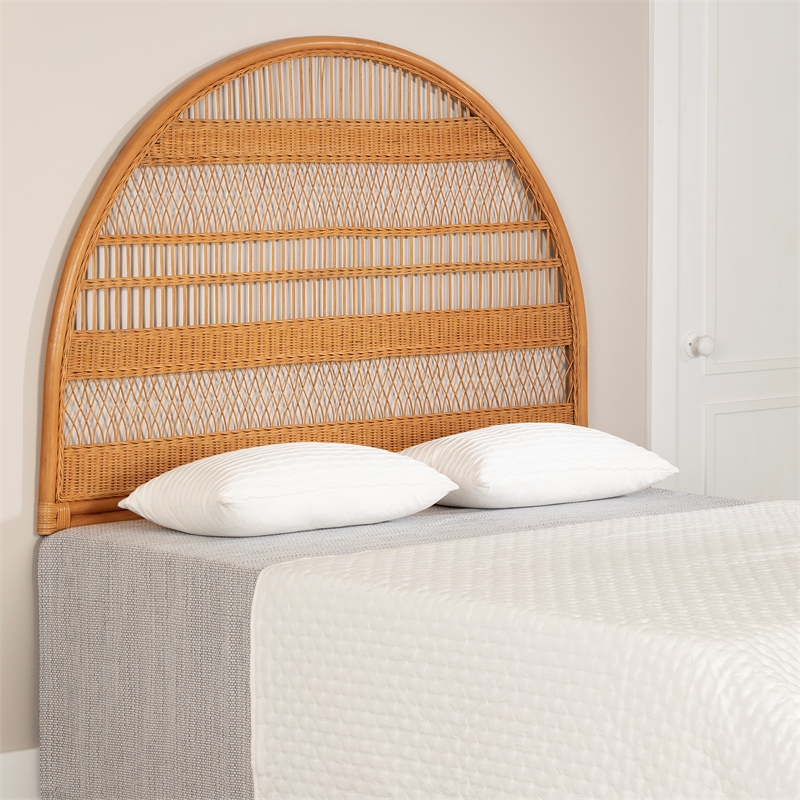 Rattan Wall Mounted Headboard Horizontal Lines Balka South Shore ...