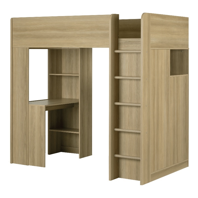 South shore loft bed with desk store