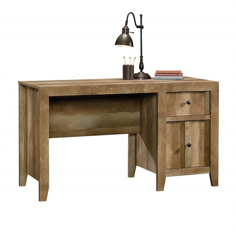 Bowery Hill Rustic Home Office Computer Desk in Craftsman Oak - BH-1464383