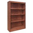 Bowery Hill Traditional 48" Tall 4-Shelf Wood Bookcase in Dry Oak ...