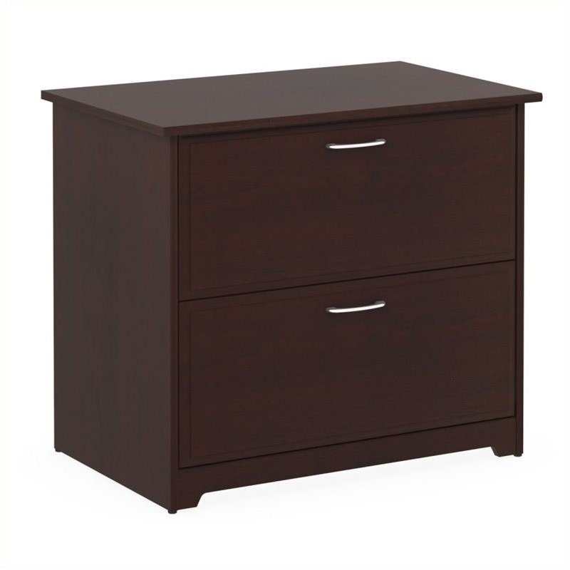 Pemberly Row 2 Drawer Lateral File Cabinet in Harvest Cherry - PR-435675