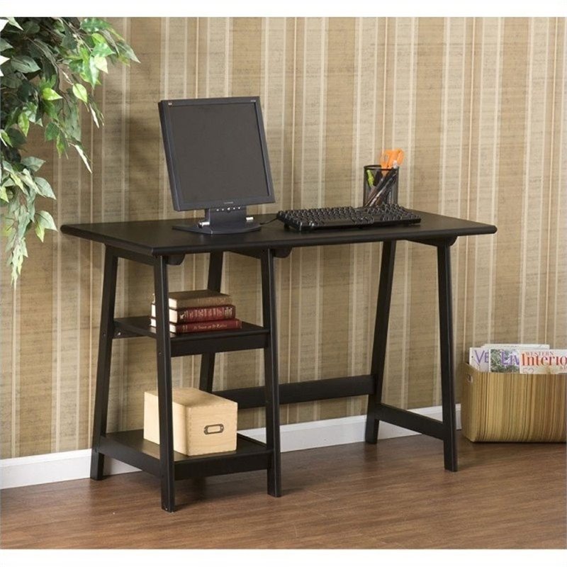 Pemberly Row Desk in Black - PR-529315