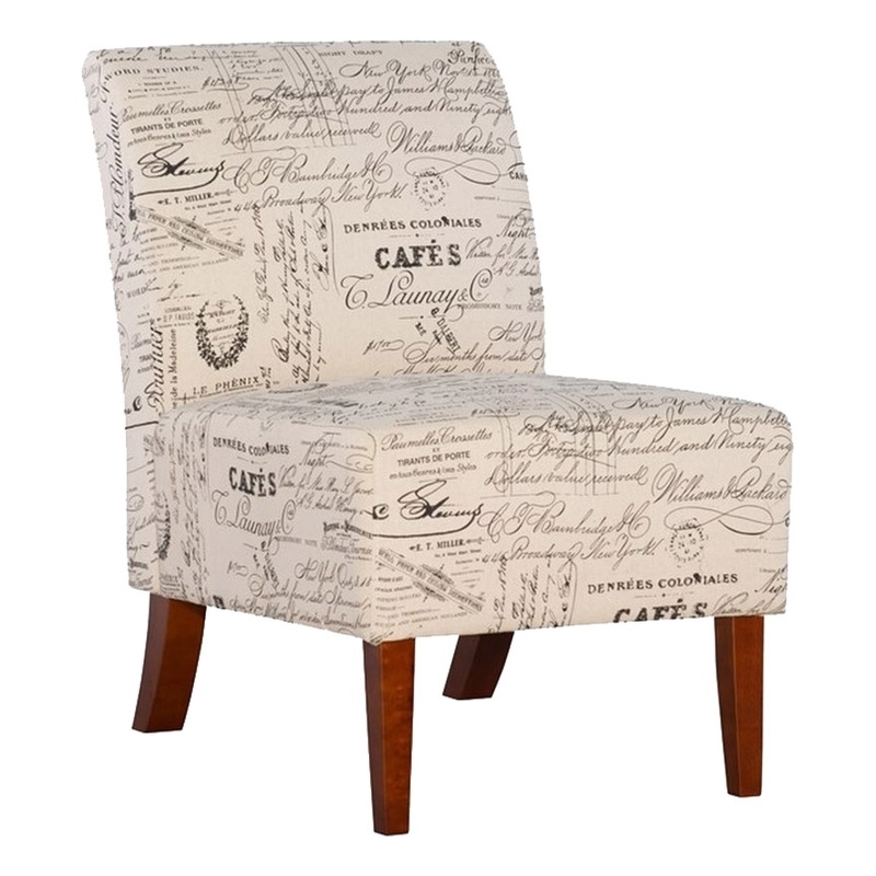 French Script Accent Chairs