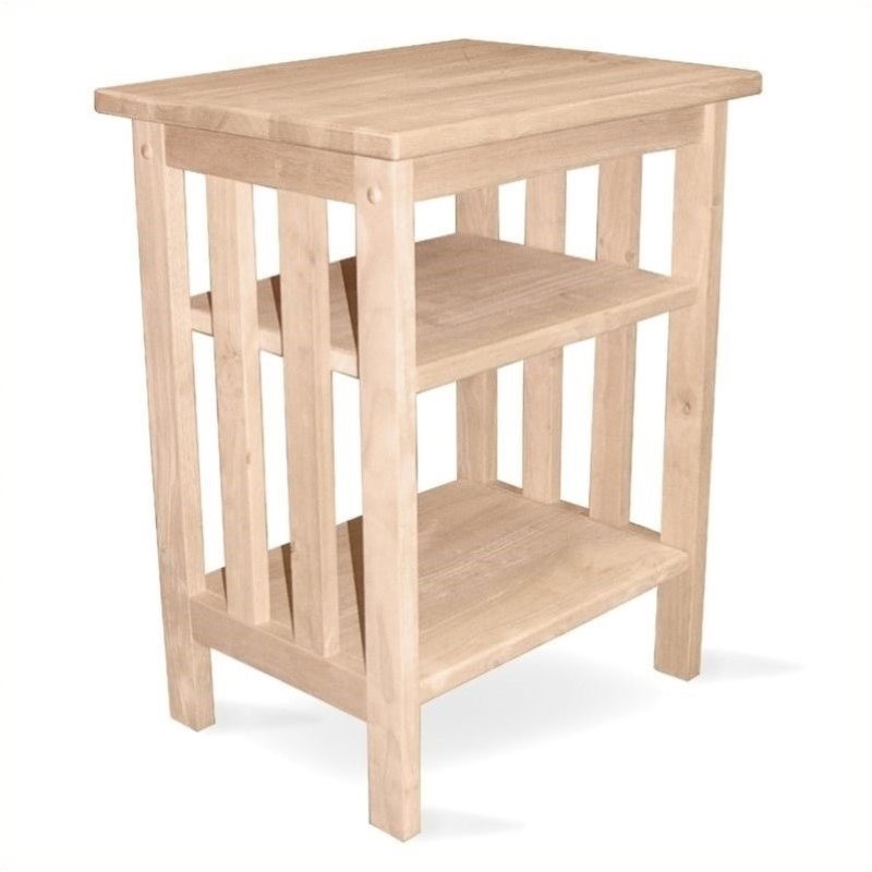 Pemberly Row Printer Stand - Unfinished | Cymax Business