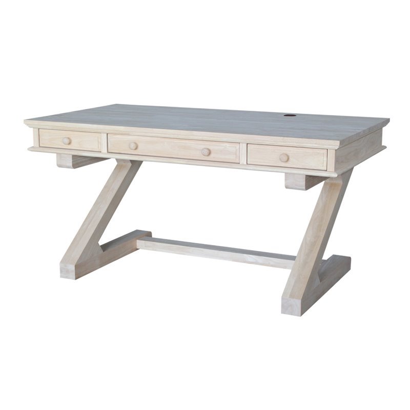 Pemberly Row Traditional Executive Desk with Zosiac Base | Pemberly Row