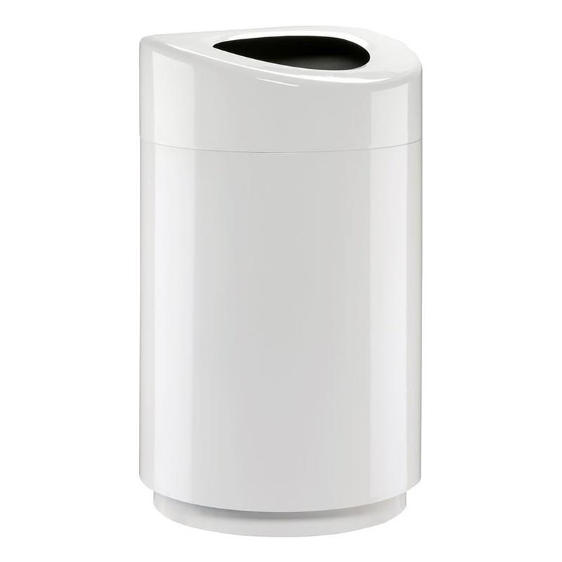 Pemberly Row Open Top Receptacle with Liner - 30 Gallon in White ...