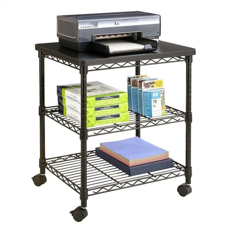 Scranton & Co Wire Machine Stand in Black | Homesquare