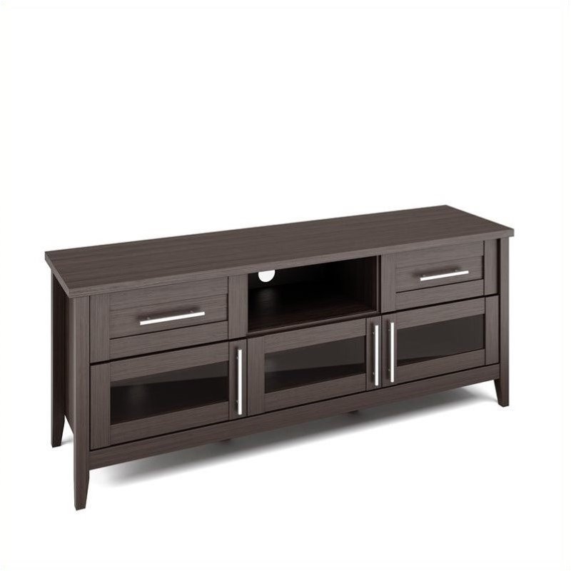 Atlin Designs Extra Wide TV Bench in Espresso | Cymax Business