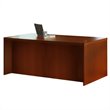 Mayline Aberdeen Straight Home Office Wood Computer Desk in Cherry ...